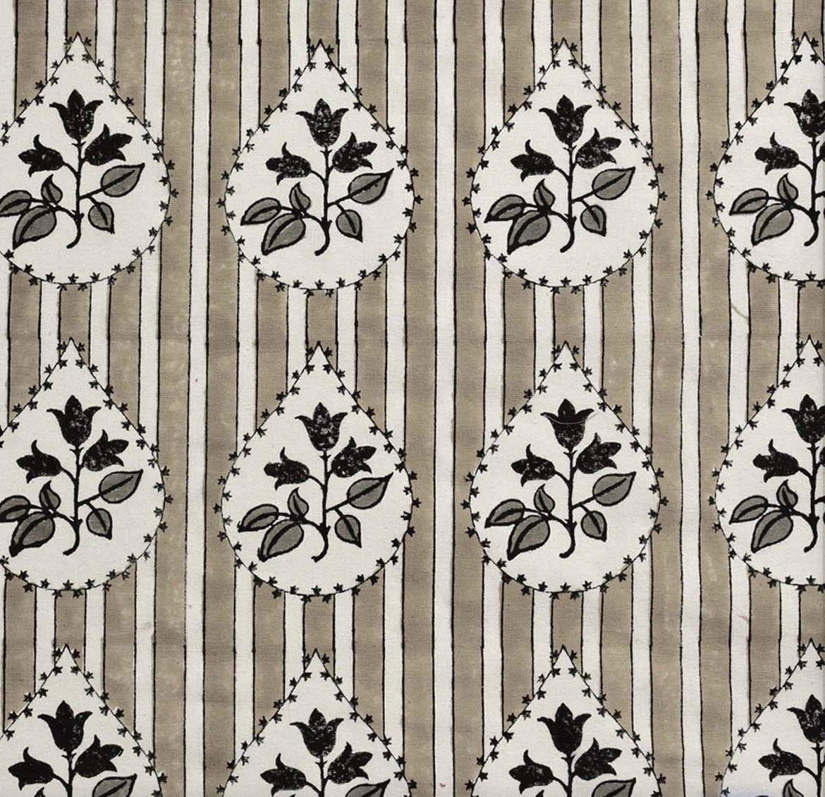 Pan Patta Stripe - Grey – Ooty Designs